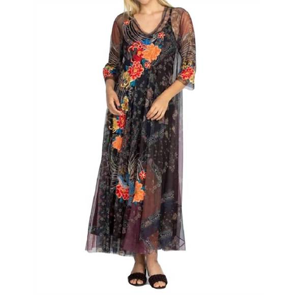 Johnny Was | Dresses | New Johnny Was Kyler Mesh Dress In Multi | Poshmark